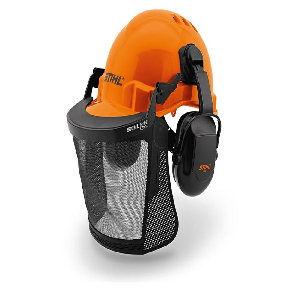 Protección para la cabeza incluye: casco, careta, audífonos STIHL